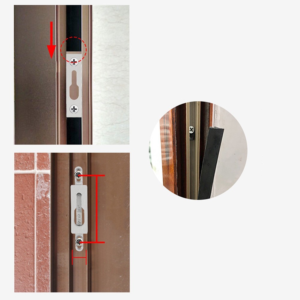 【YAFEX-MY】Sliding Door Keepers Stainless Steel Sliding Glass Door Lock ...