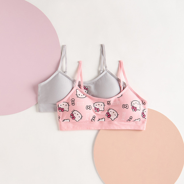 Pack of 2 - Hello Kitty Print Padded Bra | Shopee Malaysia
