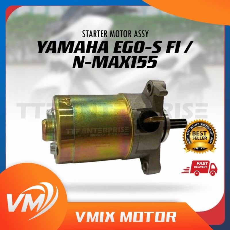 YAMAHA EGO-S FI / N-MAX155 STARTER MOTOR ASSY EGOS FI NMAX 155 | Shopee ...