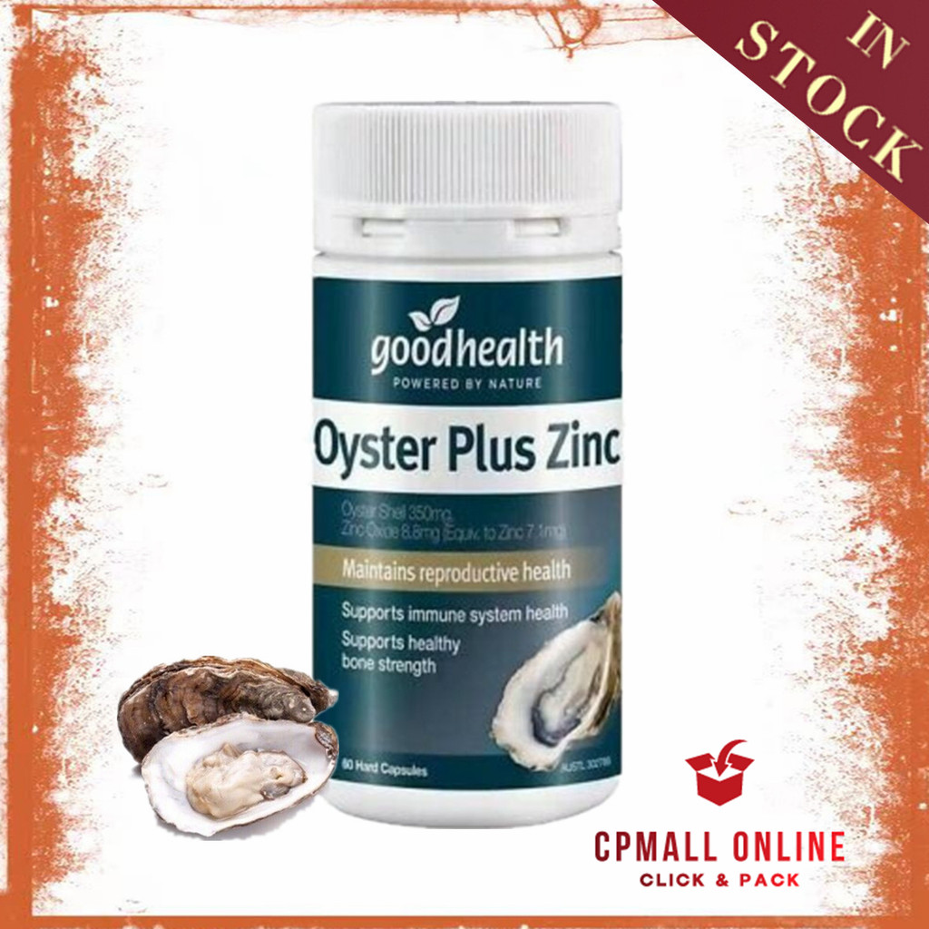 [Expiry Date: 10/2028] Goodhealth Oyster Plus Zinc 男性活力生蚝精锌片 ( 60 Hard ...