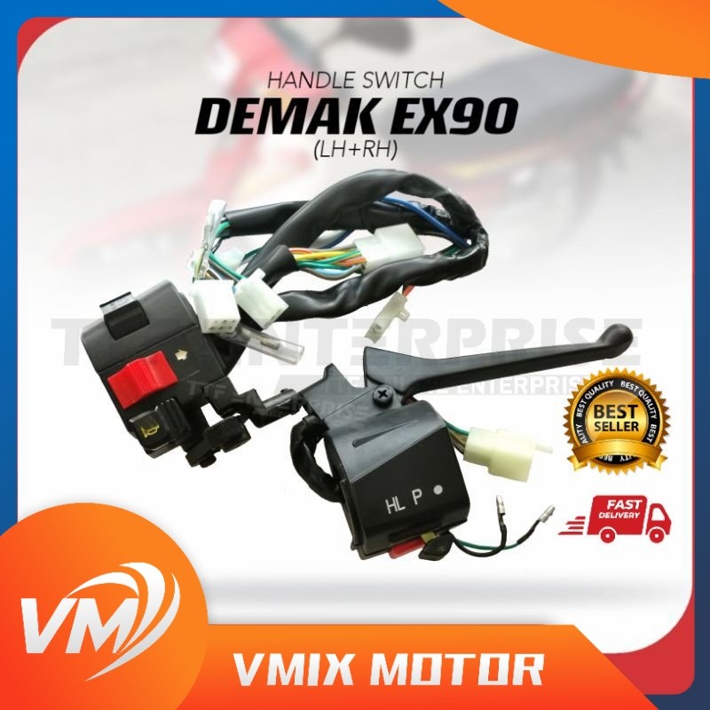 DEMAK EX90 HANDLE SWITCH ASSY (LH+RH) | Shopee Malaysia
