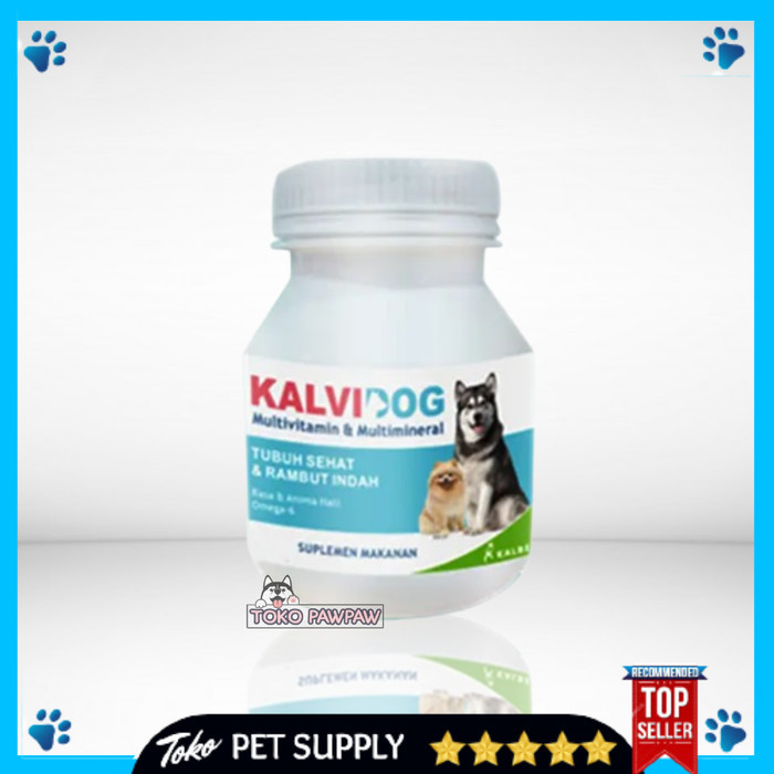 Kalvi Dog 30 Tabs Multivitamin Multimineral Dog Supplement Vitamin ...