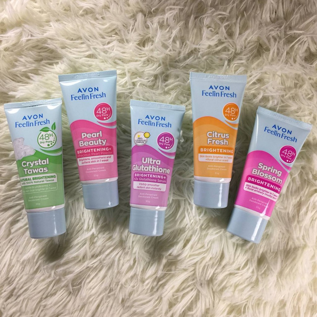 Avon Feeling Fresh Quelch Anti-Perspirant Deodorant Cream 55g | Shopee ...