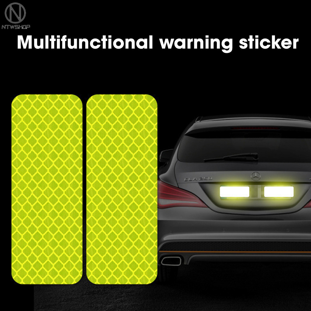 NTW Car night PET safety warning multi-functional reflective sticker ...