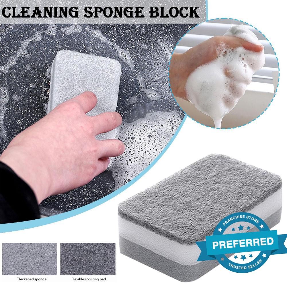 Cleaning Sponge Block Scouring Pad Dishwashing Cloth Double-sided ...
