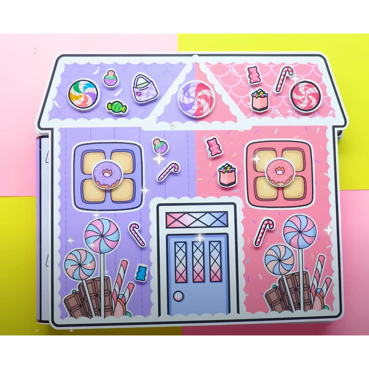 Toca Life worldquiet book Toca bocapink and Purple House kuromi sanrio ...