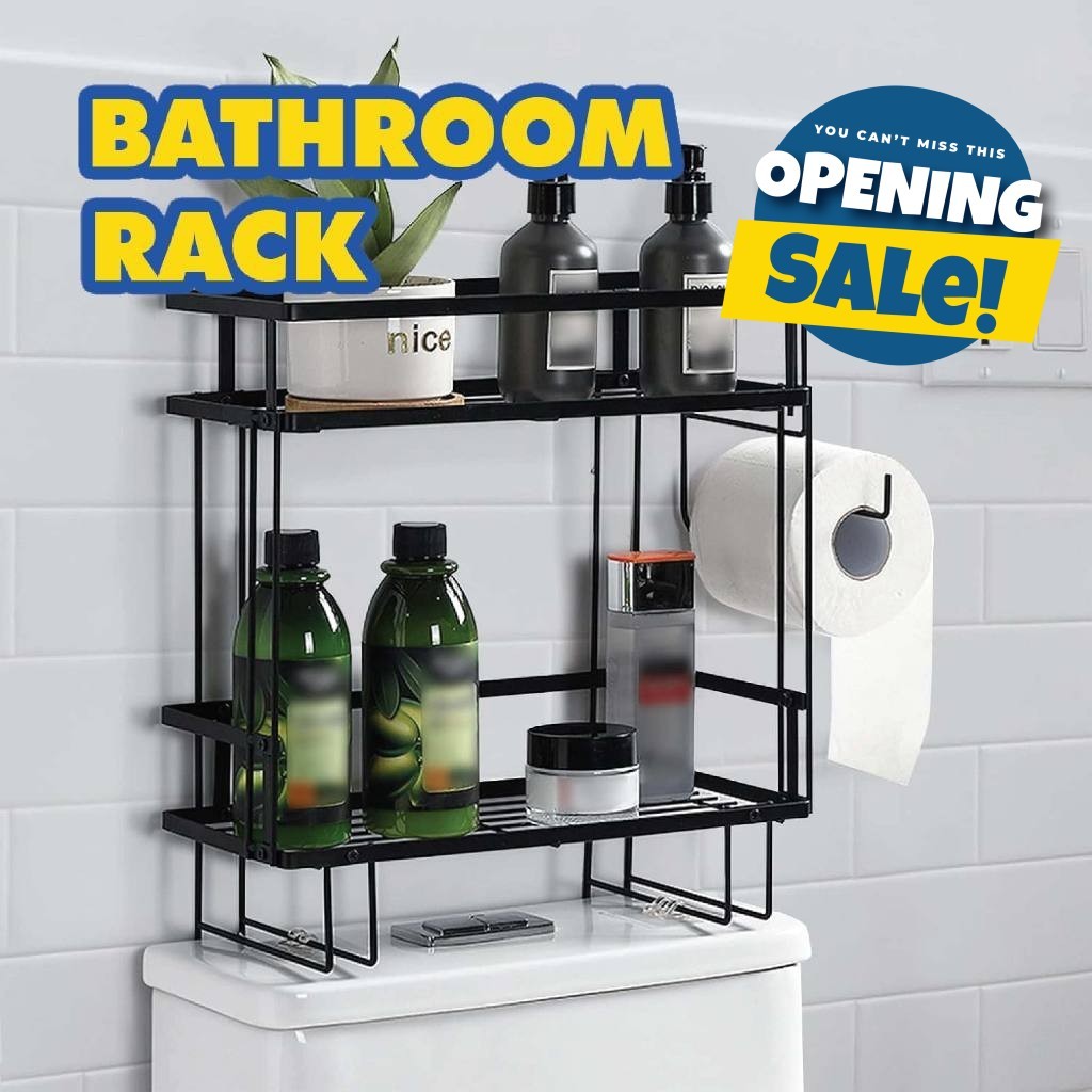 KakiDeco Bathroom Rack Toilet Bowl Shelf Organiser Rack DAN Kitchen ...