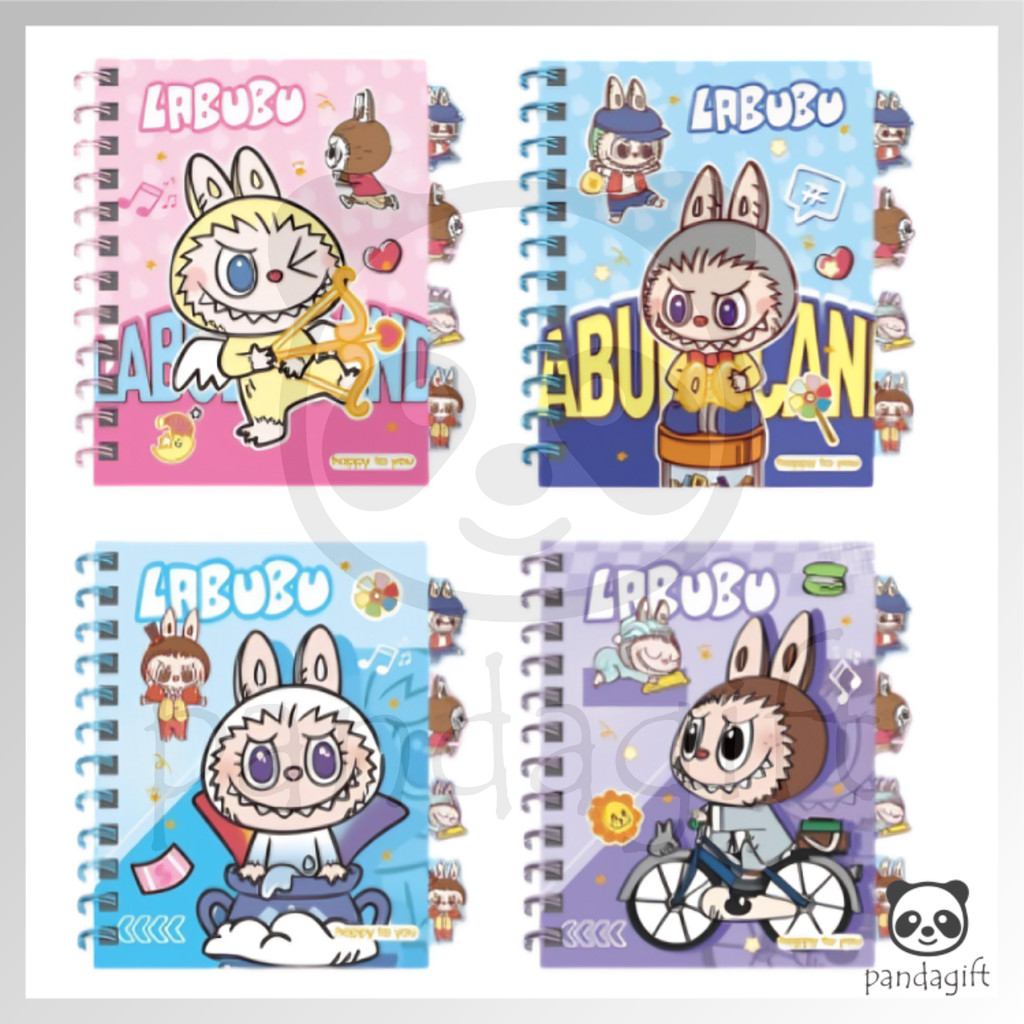 Notebook A7 Ring Diary Book Aesthetic Coil Book Labubu Sanrio Kuromi ...