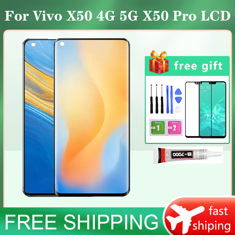 Original AMOLED Vivo X50 4G 5G X50 Pro LCD Display Touch Screen ...