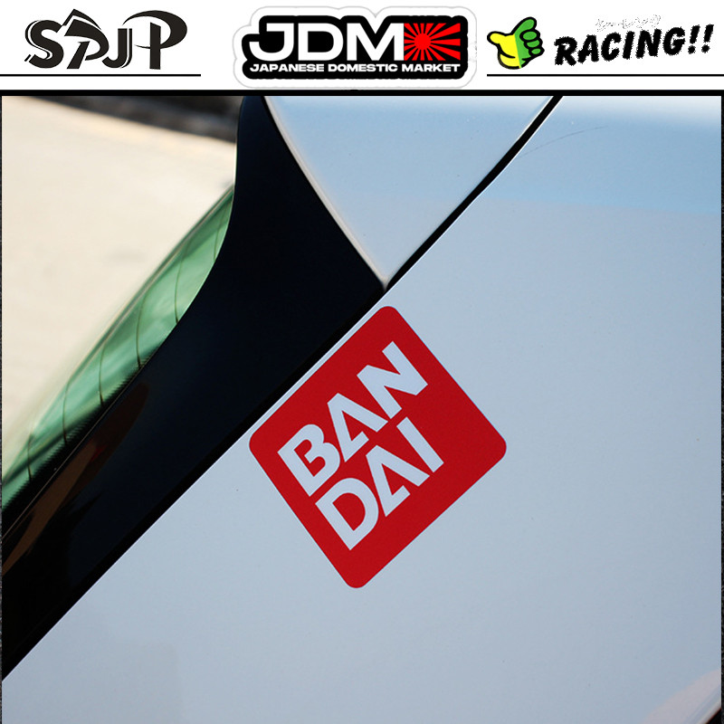 BANDAI Car Stickers Bandai JDM Car Stickers Gundam Reflective Stickers ...