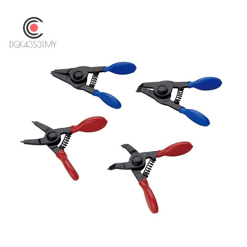 4 Pcs Mini Snap Ring Pliers, Circlip Retaining Clip Tool Set,Compact ...