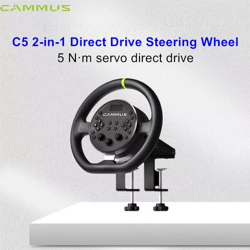 ORIGINAL CAMMUS C5 2-in-1 Direct Drive Steering Wheel Racing Simulator ...