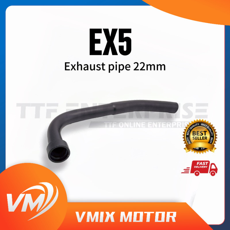 HONDA EX5 EXHAUST FRONT PIPE (STD-22MM) NECK TENGKOK EKZOS MUFFLER EX5 ...