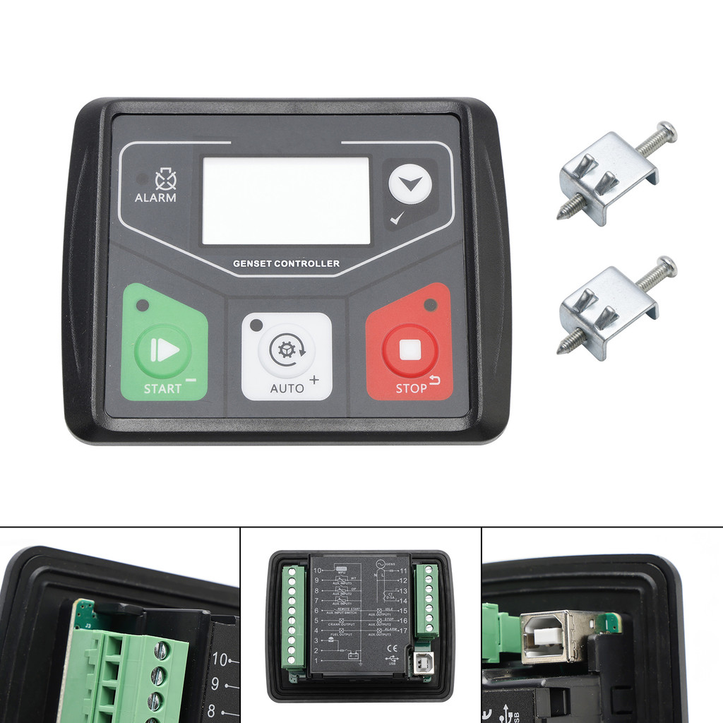 Generator Control Module DC30D Small Diesel Genset Controller Panel ...