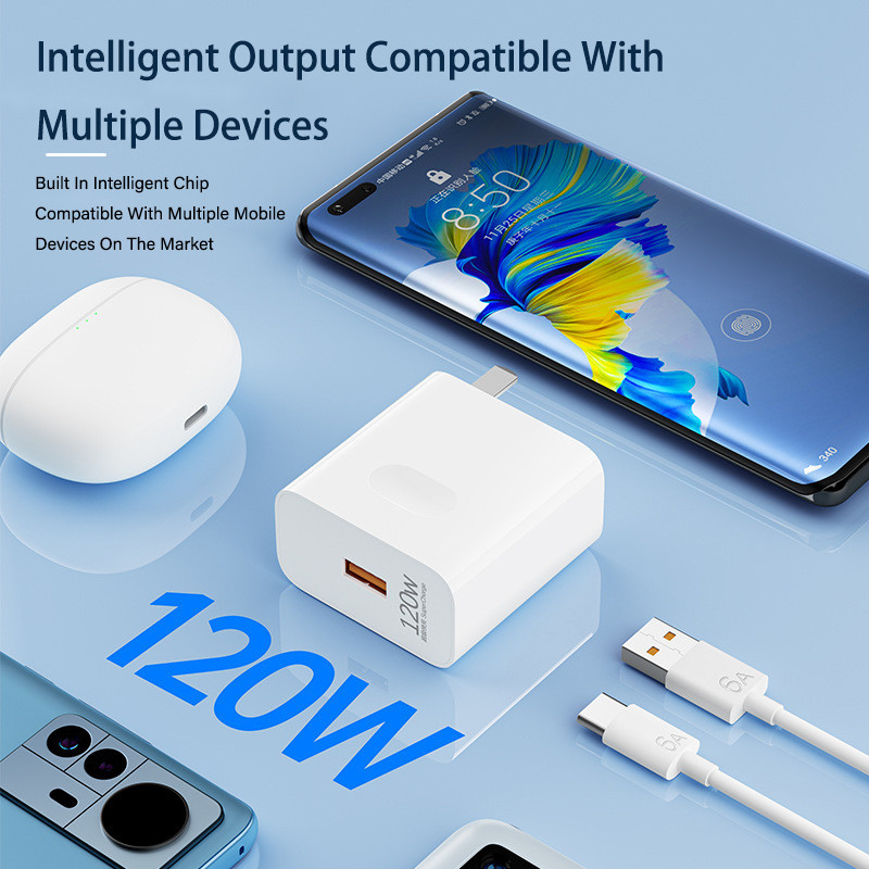 Xiaomi 120W Ultra Fast Charger For Xiaomi 14 13 12 11 Redmi Note 13 12T ...