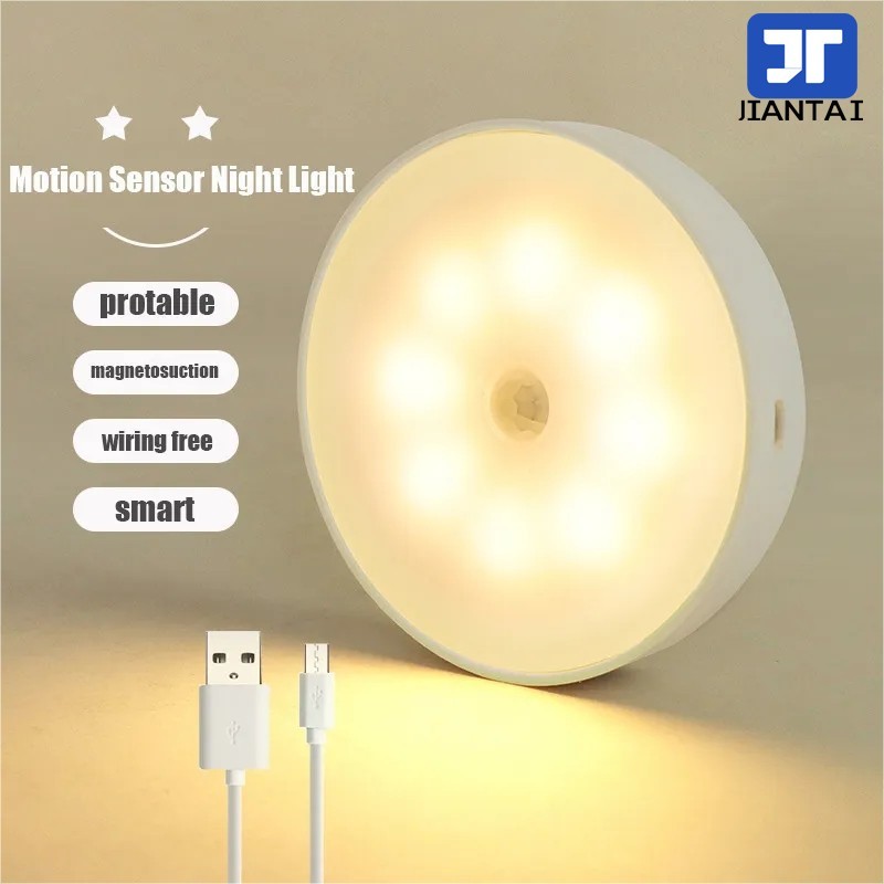 Rechargeable Sensor Night Light, Wireless Body Induction Lamp, Motion ...