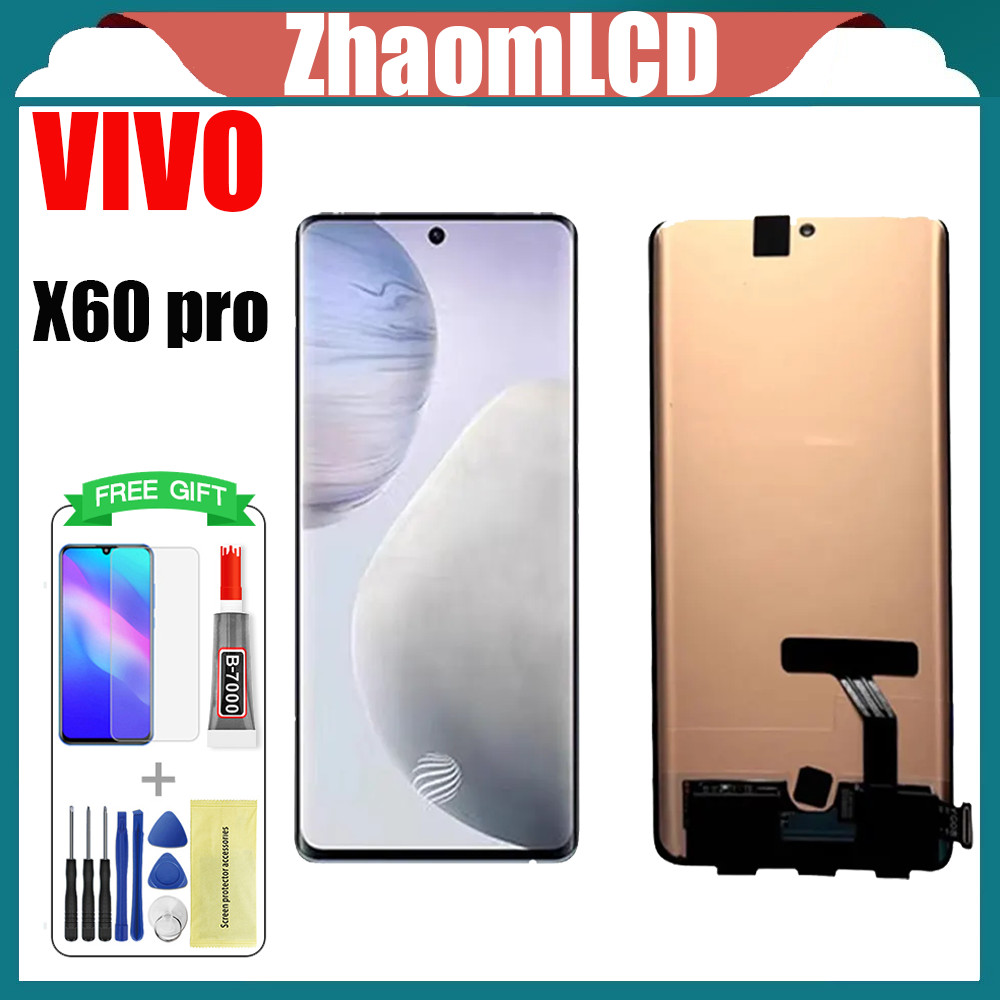 Original AMOLED Vivo X60 Pro 5G LCD Display Touch Screen With Frame ...