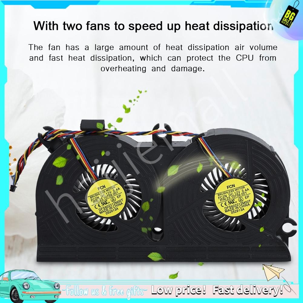 Haijiemall PC CPU Cooling Fan Heatsink For HP EliteOne 800 G1 705 all ...