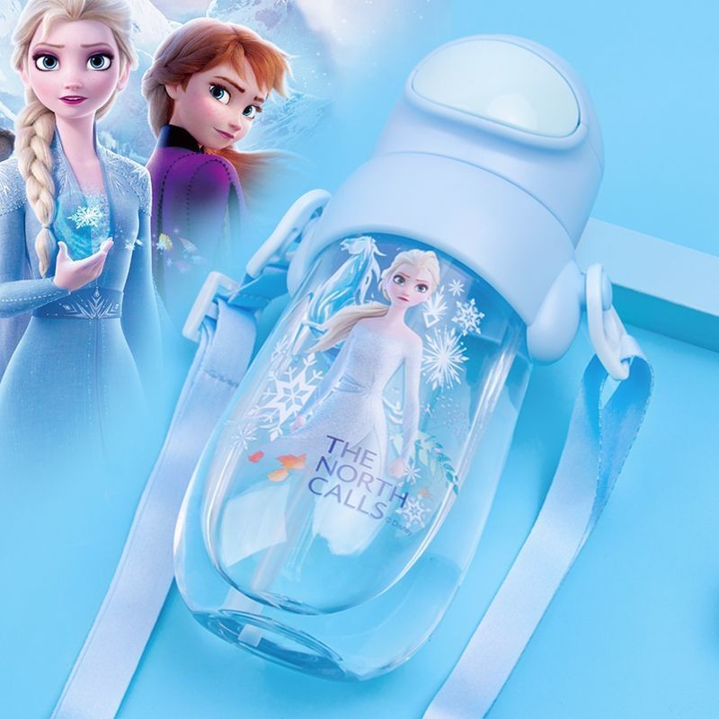Disney Children Drinking Cup Straw Cup School Dedicated Girl Elsa ...