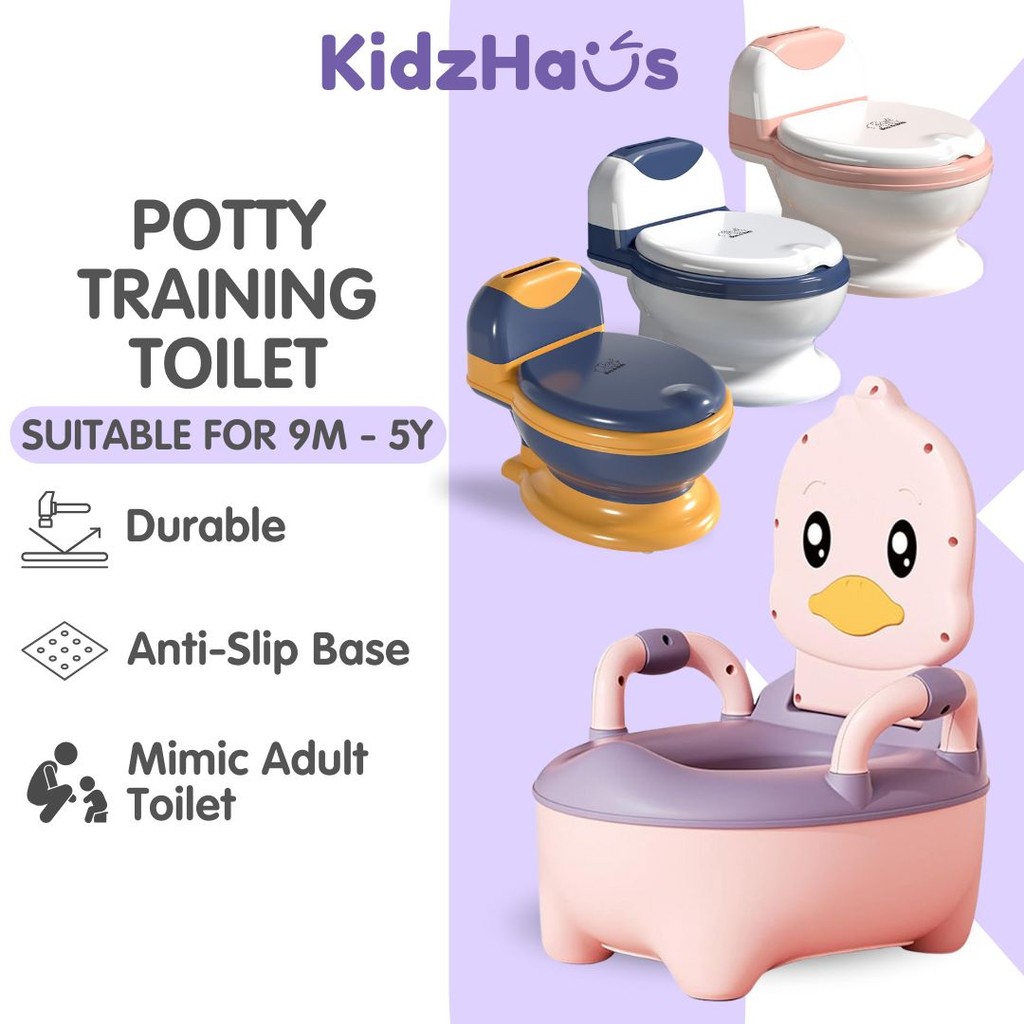 Portable Mini Children's Potty Training Toilet with cushion seat | for ...