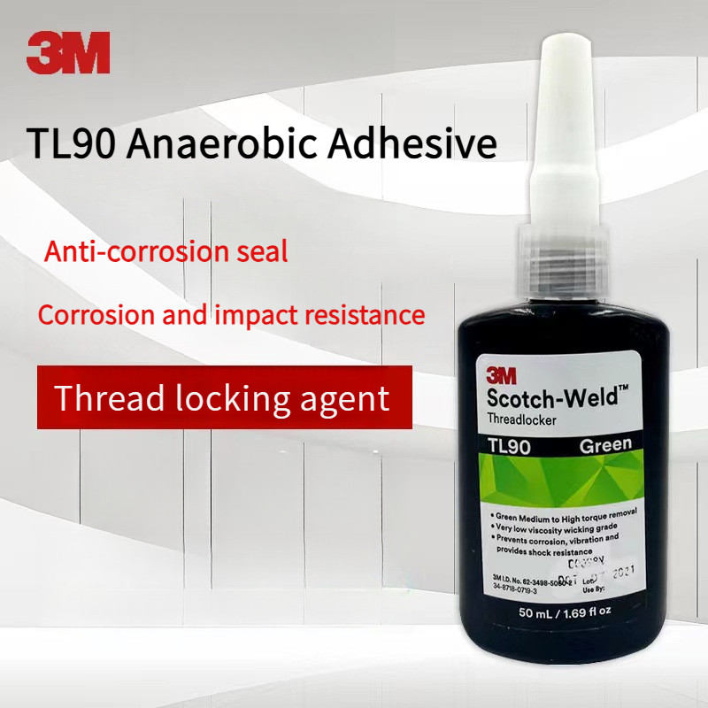 3M TL90 Thread Locking Agent Green Penetration Fastening Anaerobic Glue ...