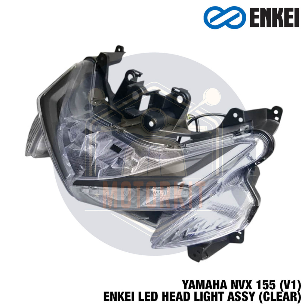 YAMAHA NVX 155 V1 AEROX ENKEI HEAD LIGHT ASSY HEADLAMP LAMPU DEPAN ...