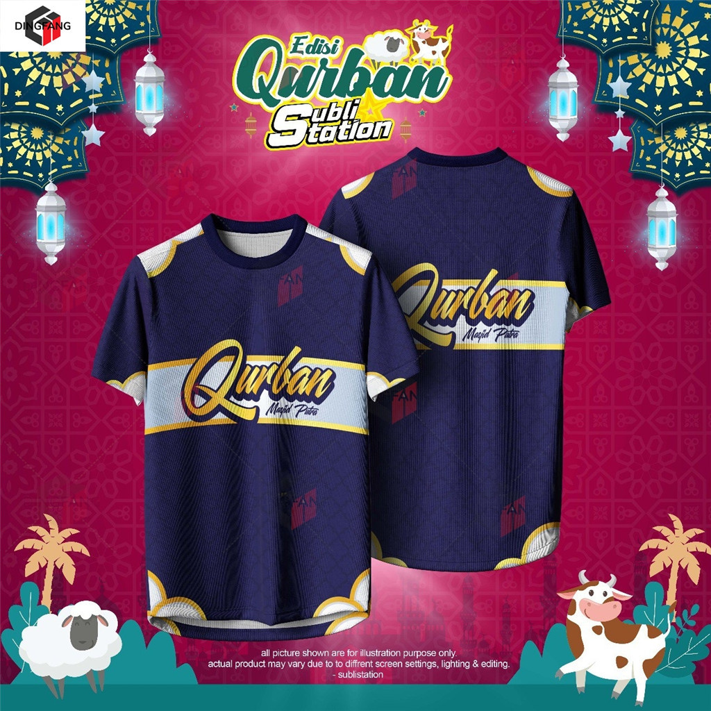 【Free Custom】 Special Limited Edition Qurban Sacrifice Crew Crew Hari ...