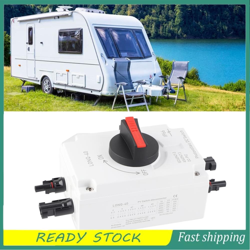 etto-MY Photovoltaic DC Isolator Solar Switch 1200V 32A 4P for RV ...