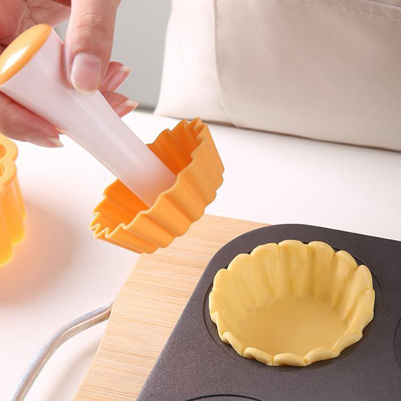JIAUTING Tart Shells Mold Set Pastry Tamper Plastic Mini Tart Tamper ...