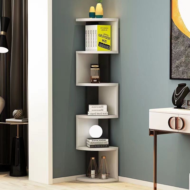 Simple Floor Creative Triangle Corner Multi-Layer Shelf Home Living ...