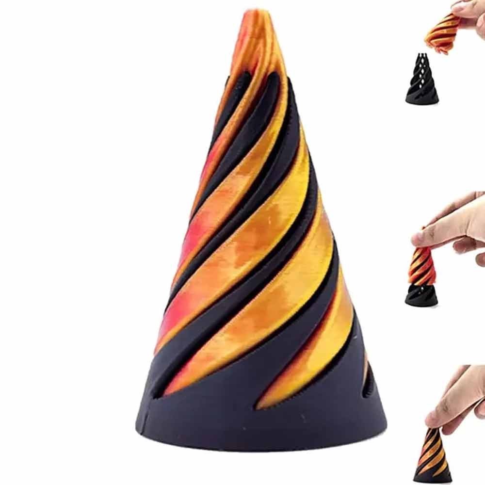 Impossible Pyramid Passthrough Sculpture Small Pyramid Sculpture 3d ...