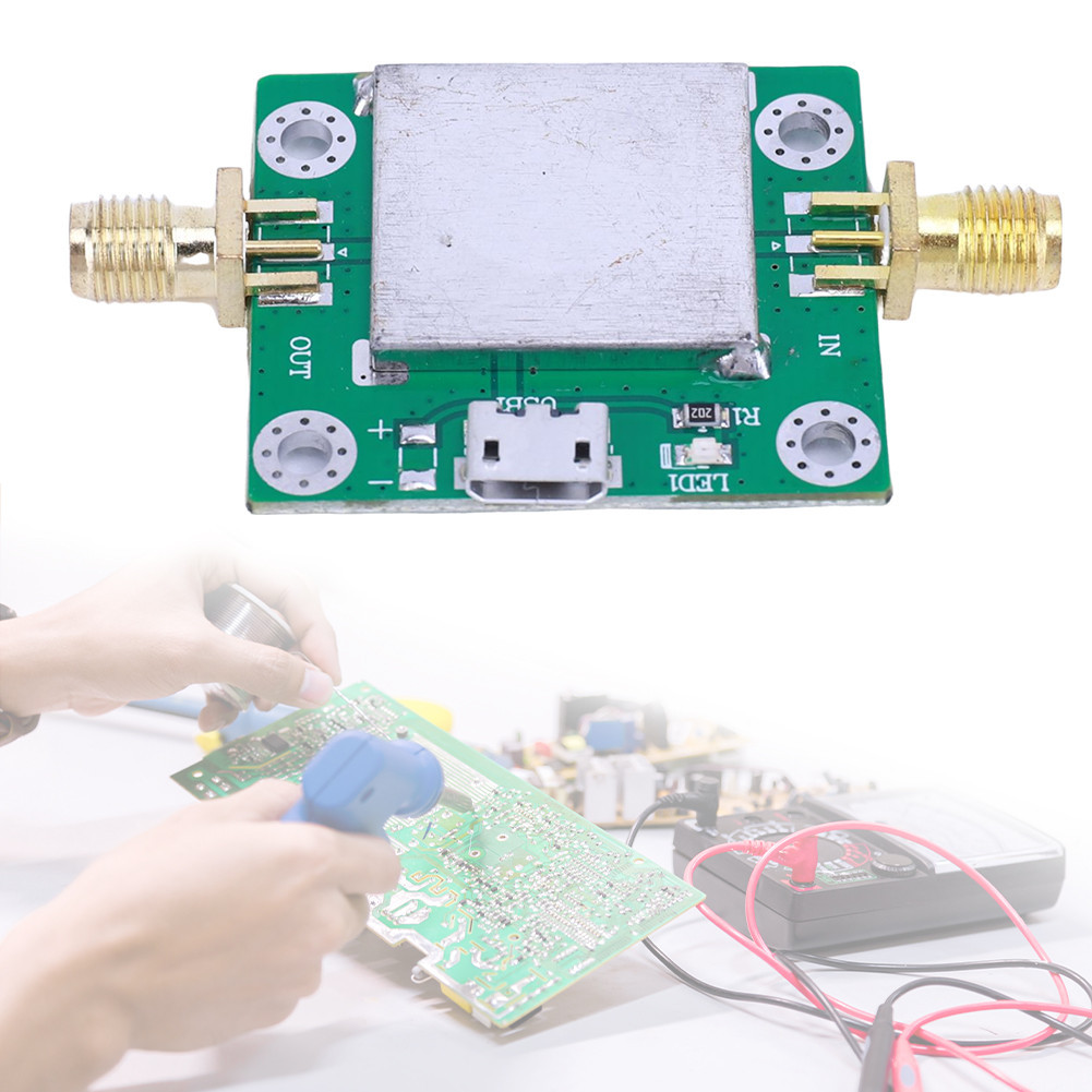 50M-6GHz Low Noise Amplifier Gain 20DB LNA RF Power Amplifier USB Power ...