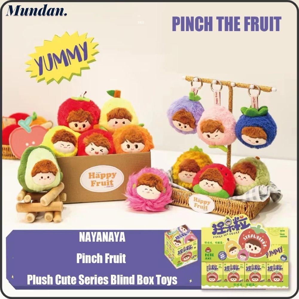 MUNDAN Box, NAYANAYA Pinch Fruit Plush Cute Series Plush Box Toys ...