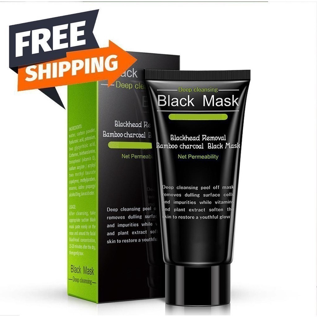 【Ready Stock】Tube Black Mask Bioaqua Activated Carbon Charcoal ...