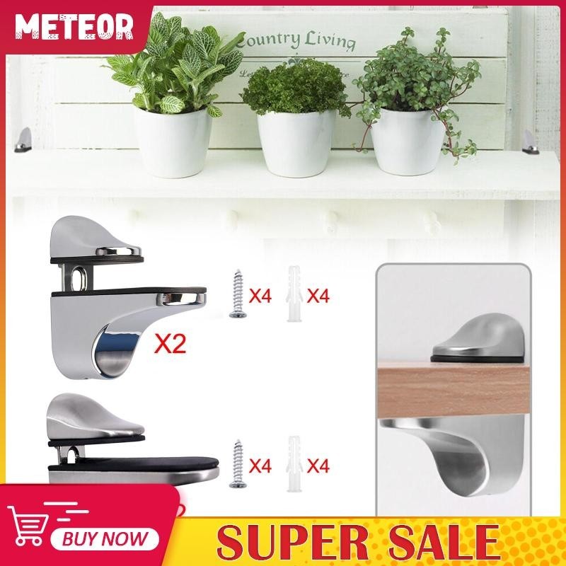 [meteorMY] Glass Shelf Support Clamp for 3-21mm Clips Clamps for ...