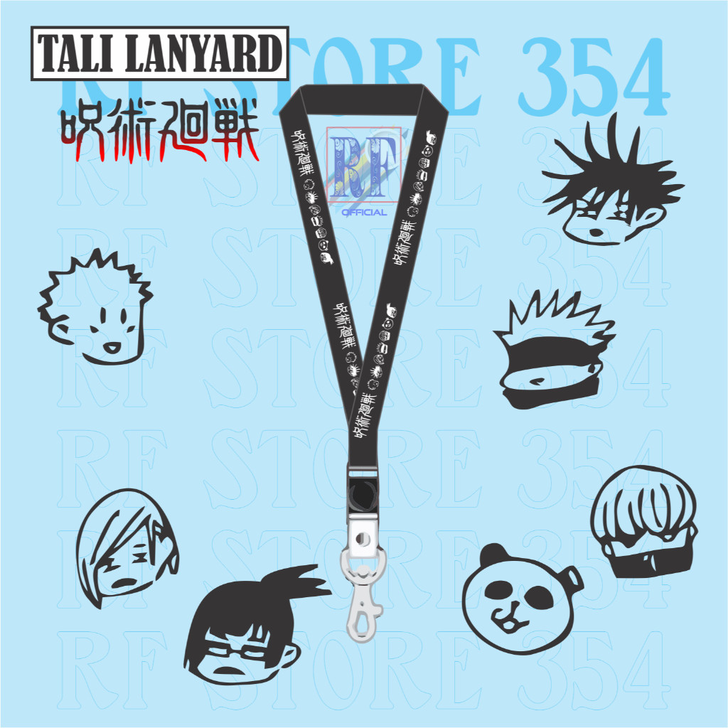 GANTUNGAN JUJUTSU KAISEN CHIBI LANYARD - JUJUTSU KAISEN CHIBI CUTE ...