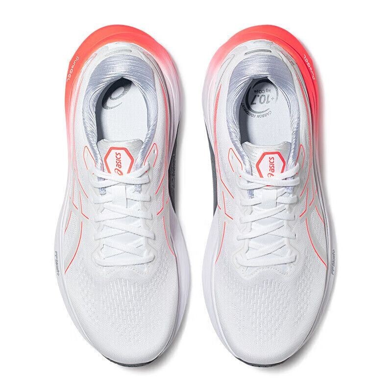 ASICS KAYANO 30 jenis lelaki putih merah kasut sukan sokongan stabil ...