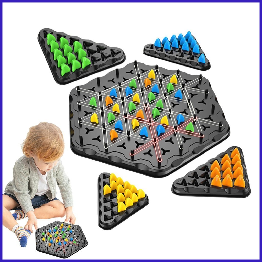 Chain Triangle Chess Game Triangle Chain Chess Game Set Interactive ...