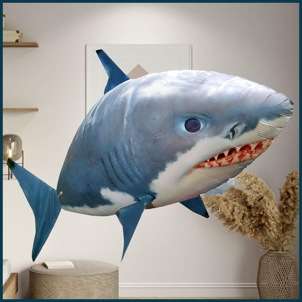 Remote Control Flying Shark Balloon Air Fish Animal Toys Swimming Air ...