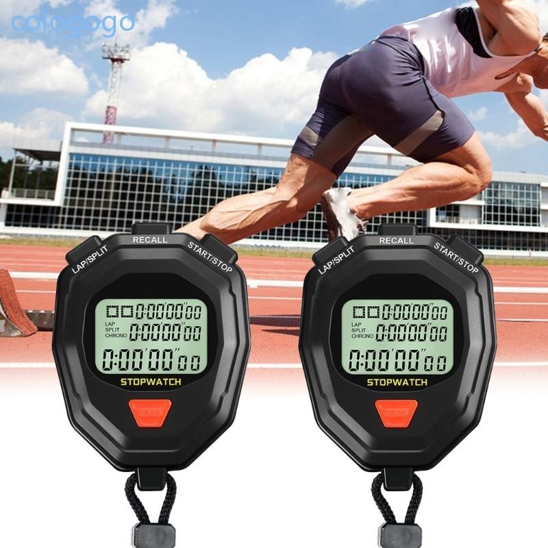 COLO Large Display Precision Timer Digital Stopwatch Timer with Lanyard ...