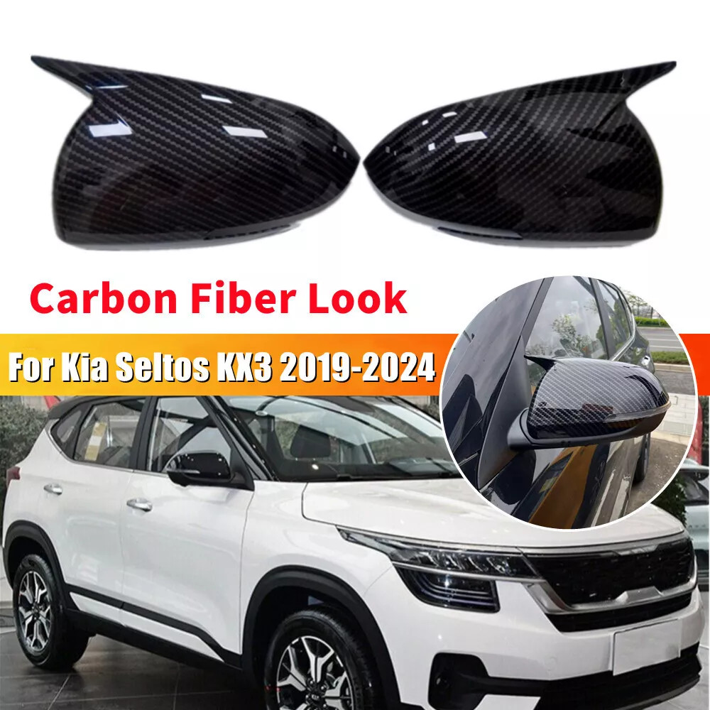 For Kia Seltos KX3 2019-2024 Car Sticker Rearview Side Mirror Cover ...