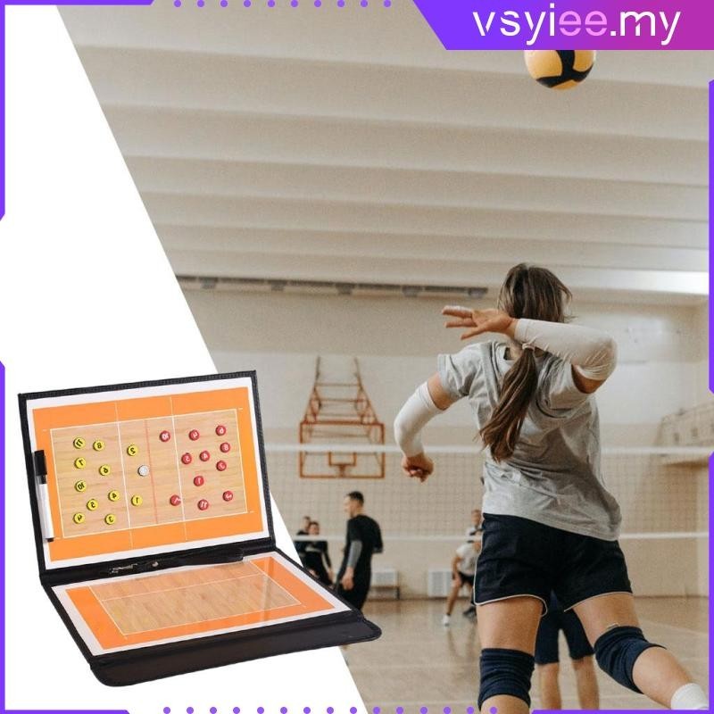 [2-Day Delivery] Foldable Volleyball Coaching Clipboard Dry Coaches ...