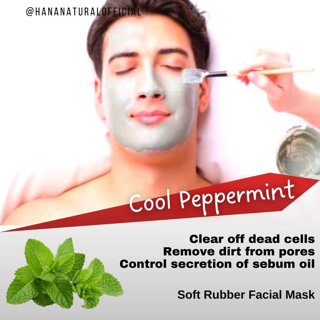 SKINCARE Men Korea Facial Salon Soft Mask Powder Peel Off Peppermint ...