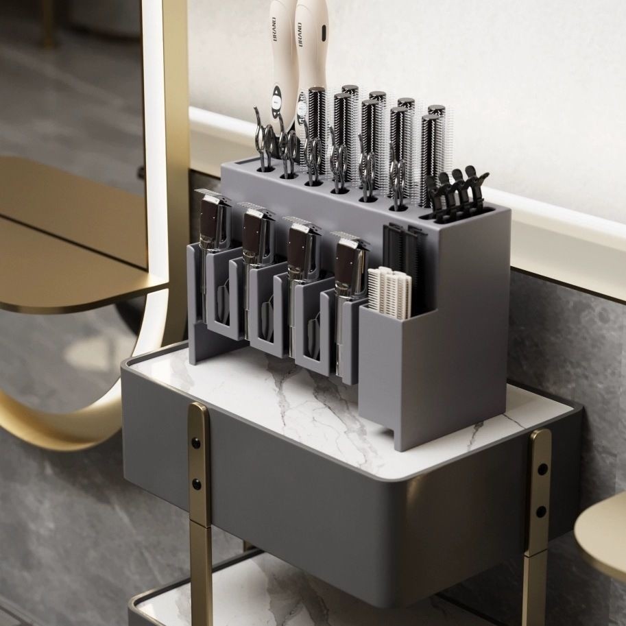 Internet Celebrity Hair Tools Storage Rack Barber Shop Tool Box ...