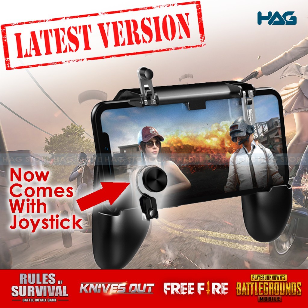 [4 in 1 Game Controller] Ultra Sensitive Touch with Holder + Joystick ...