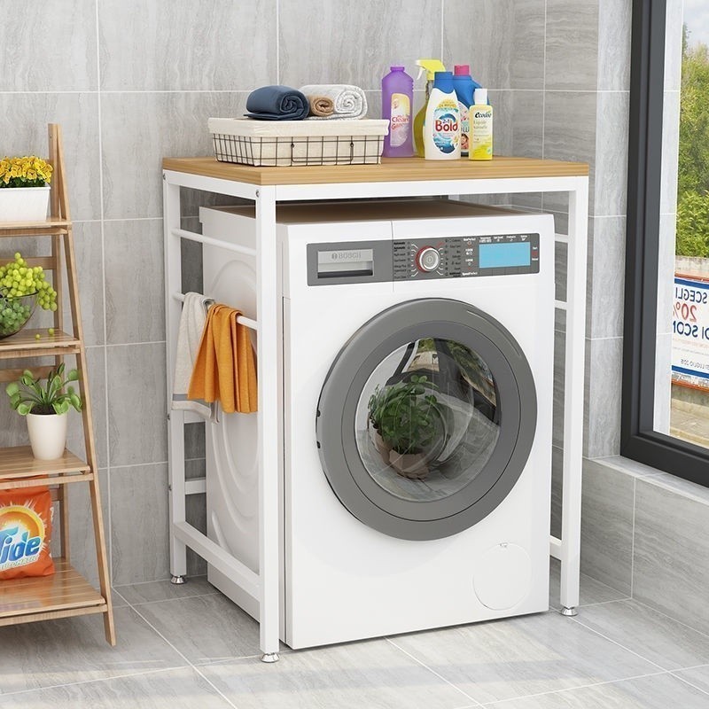 Slip Washing Machine Table Anti Legs Bathroom Storage | Household ...