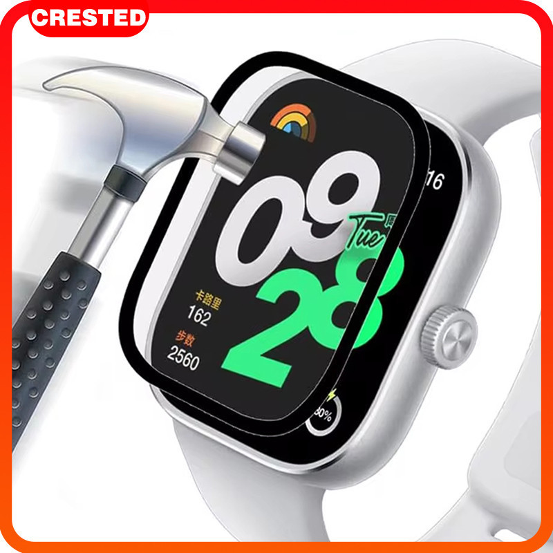 9D Tempered Glass Film for Redmi Watch 4 HD Screen Protector for ...