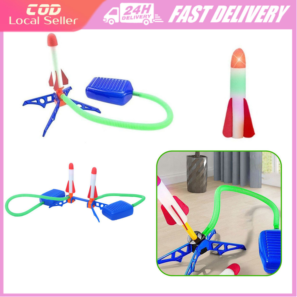 Rocket Toys Jump Stomp Pressed Rocket Launch Air Rocket Foot Pump ...