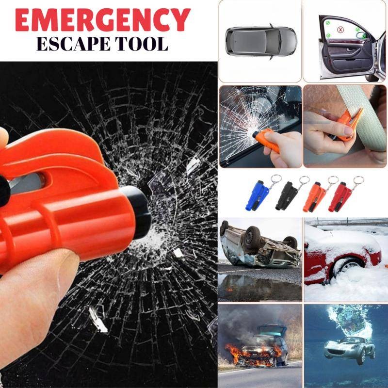 Auto Safety Hammer Car Emergency Escape Window Glass Breaker 2in1 ...