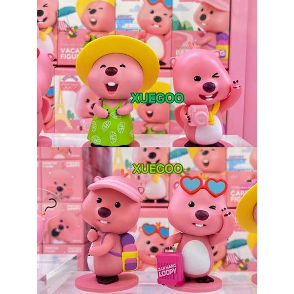 loopy Tempat domestik _Zanmang Loopy Pink Beaver Ruby Cute Tabletop ...